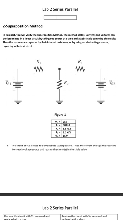 Solved Lab 2 Series Parallel Name: This lab has two parts: | Chegg.com