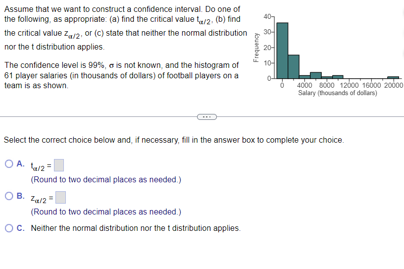 Solved Assume that we want to construct a confidence | Chegg.com