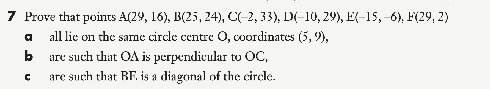 Solved 7 Prove that points | Chegg.com