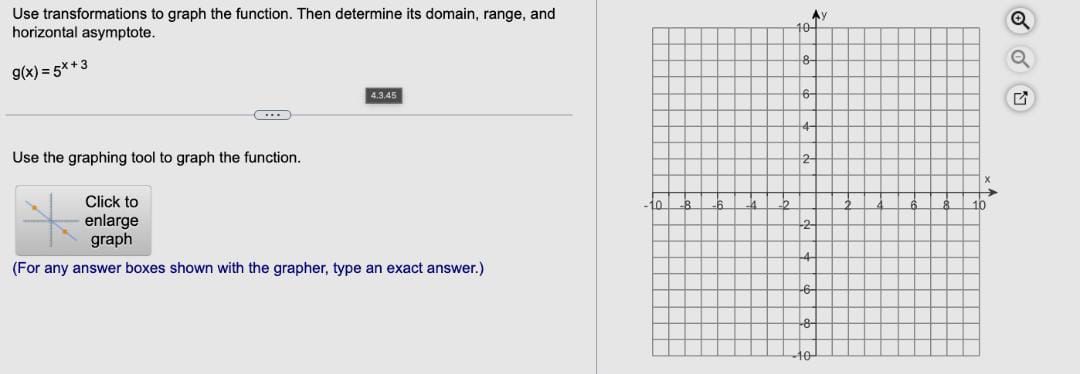 Solved Use Transformations To Graph The Function Then