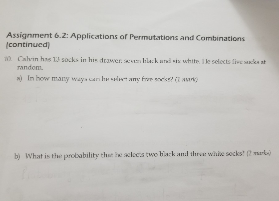 Solved Assignment 6.2: Applications of Permutations and | Chegg.com