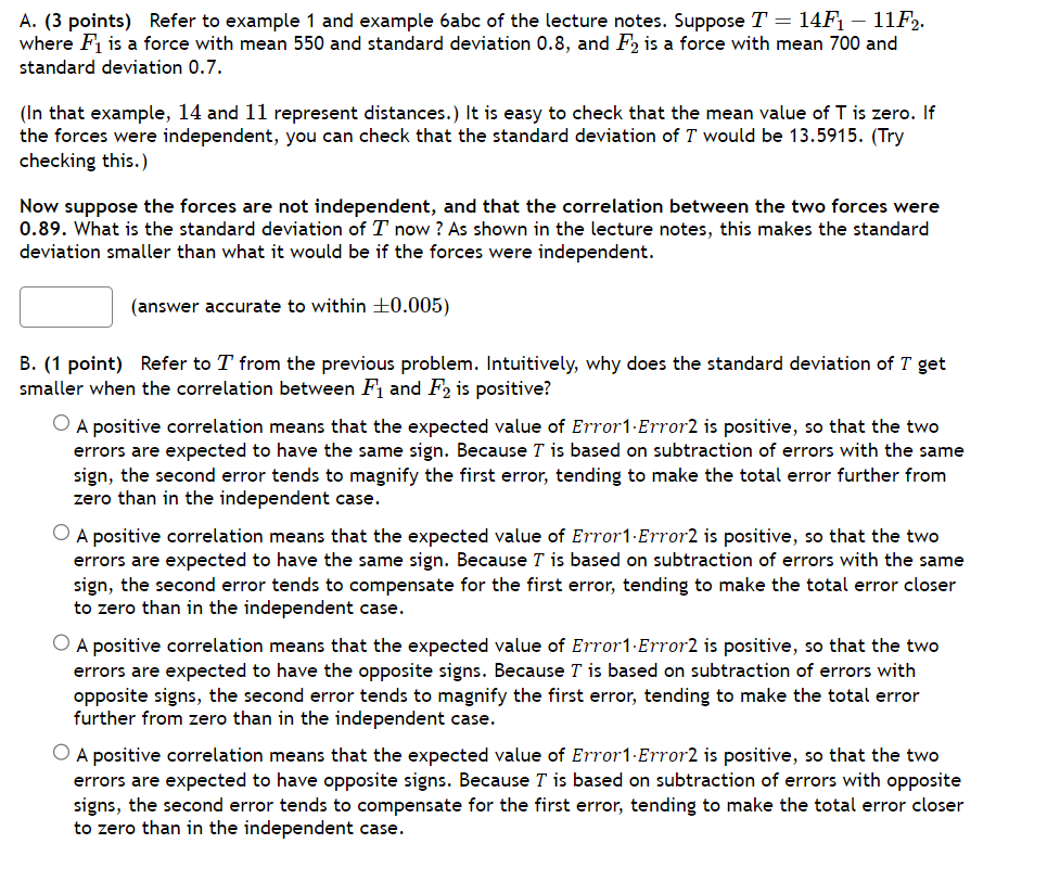 Solved A. ( 3 points) Refer to example 1 and example 6abc of | Chegg.com