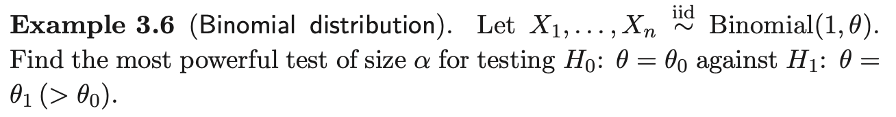 Solved Example 3.6 (Binomial distribution). Let X1,..., Xn | Chegg.com