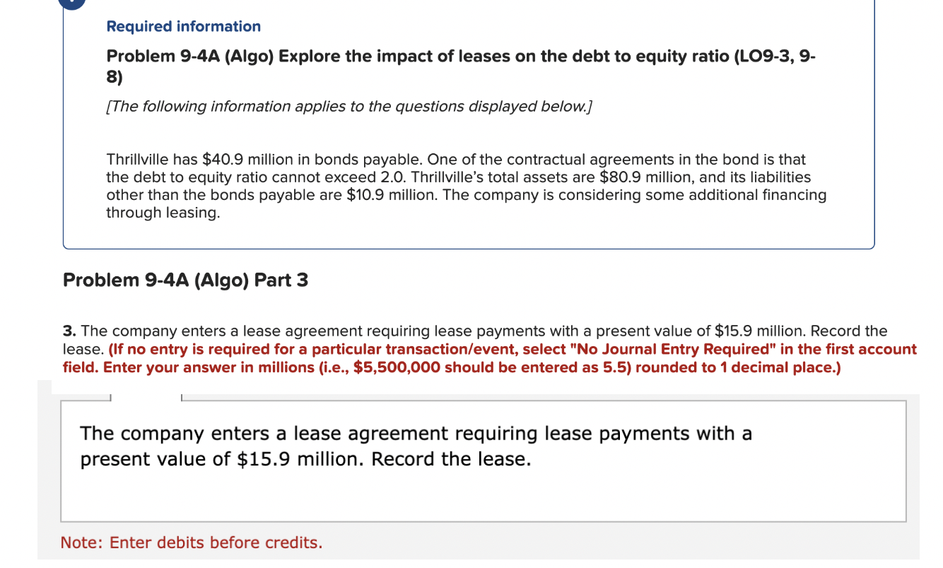 Solved Required informationProblem 9-4A (Algo) ﻿Explore the | Chegg.com