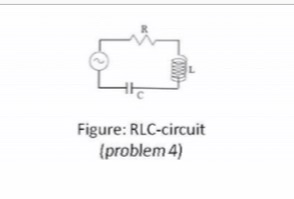 Solved Figure: RLC-circuit (problem 4) | Chegg.com