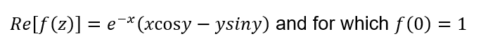 Solved Construct an analytic function f(z) in | Chegg.com
