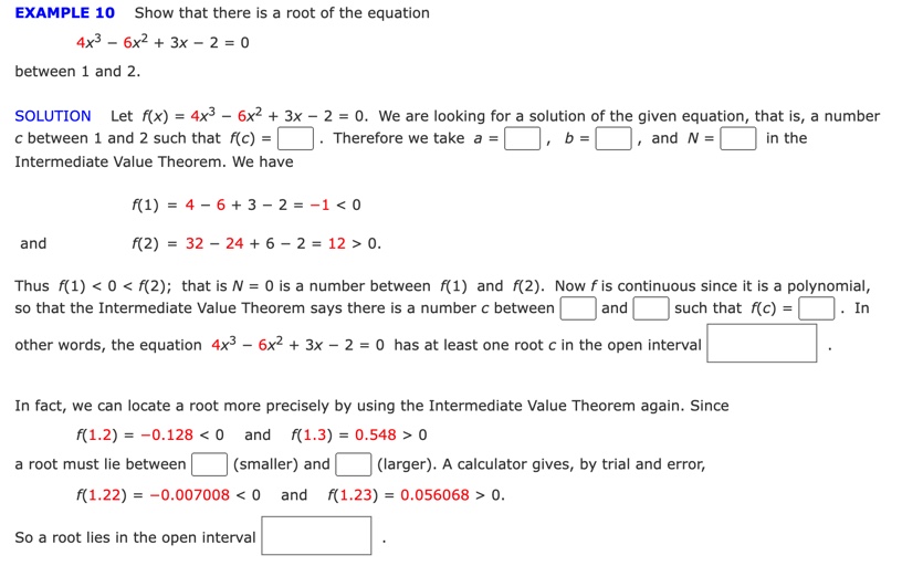 Solved Show that there is a root of the equation 4x3 − 6x2 + | Chegg.com