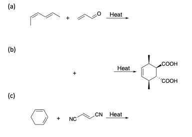 Solved (a) Heat (b) COOH Heat "COOH (c) CN Heat + NC | Chegg.com