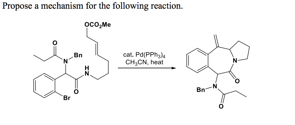 Solved Propose a mechanism for the following reaction. | Chegg.com