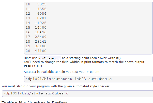 Solved Sum Cubes Write a program called sumcubes.c that | Chegg.com