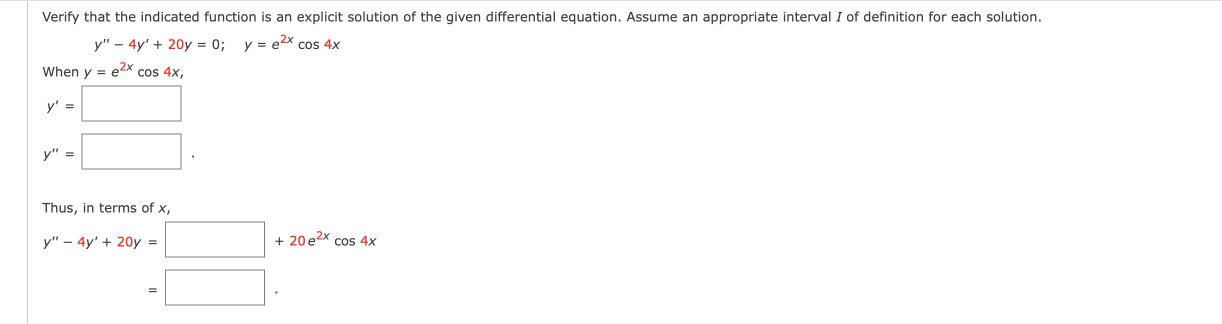 Solved Verify That The Indicated Function Is An Explicit