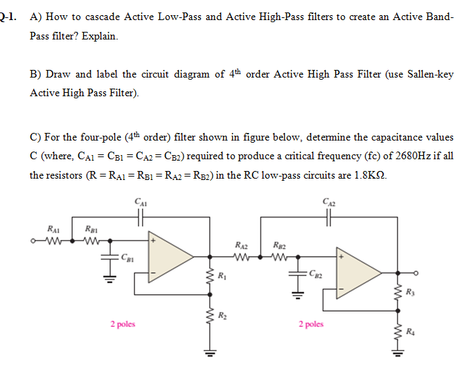 Active Filters Circuit Diagrams