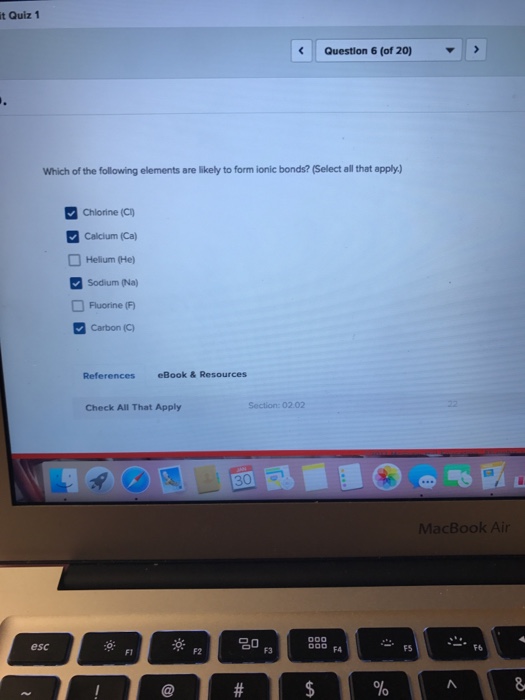 Solved Which of the following elements are likely to form | Chegg.com