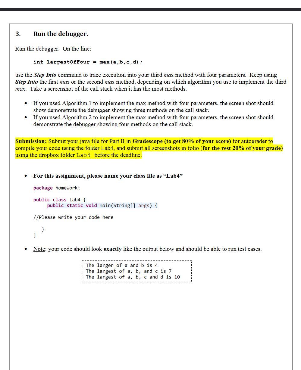 Solved Overloading Methods Part A, Practice - no submission | Chegg.com