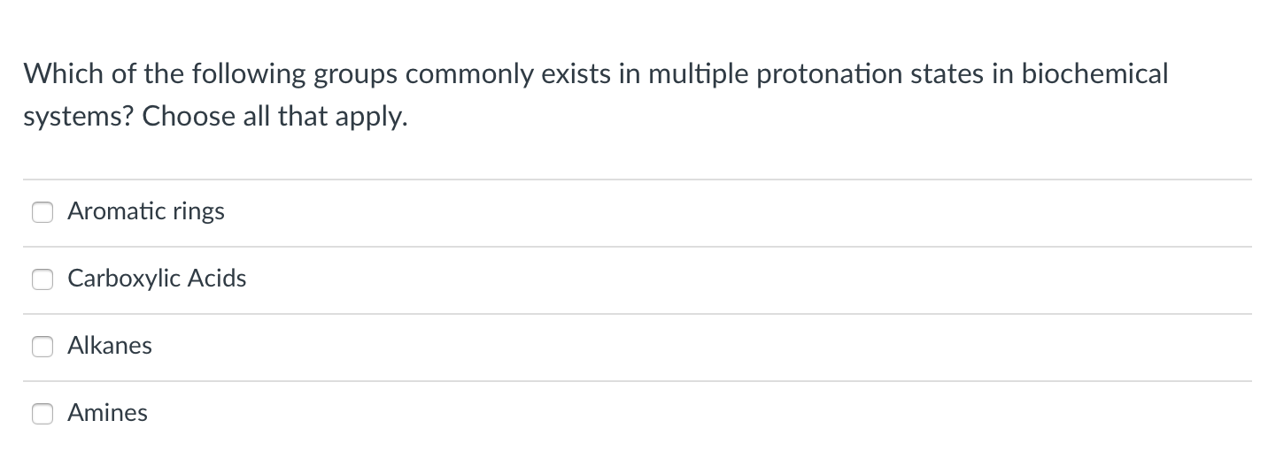 Solved Which of the following groups commonly exists in | Chegg.com