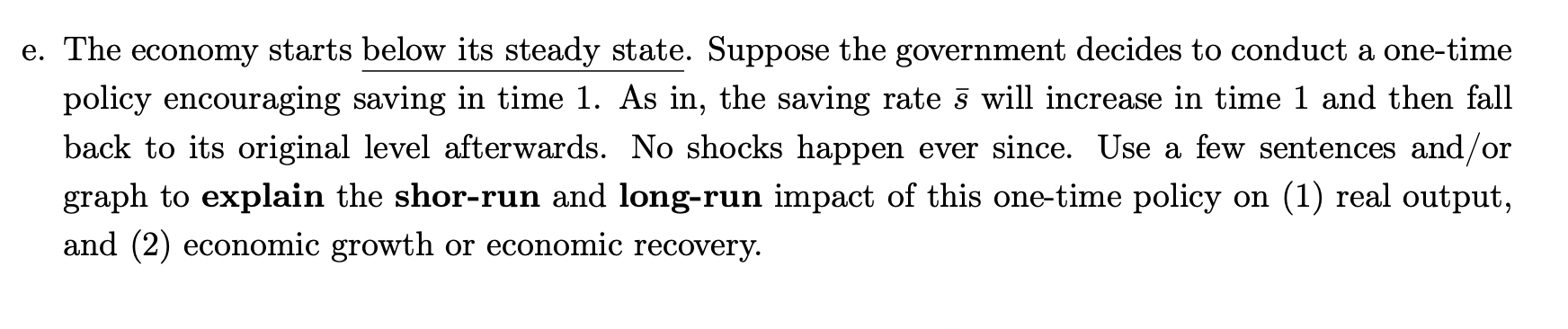 Solved Question 1: The Solow Model 25 points The aggregate | Chegg.com