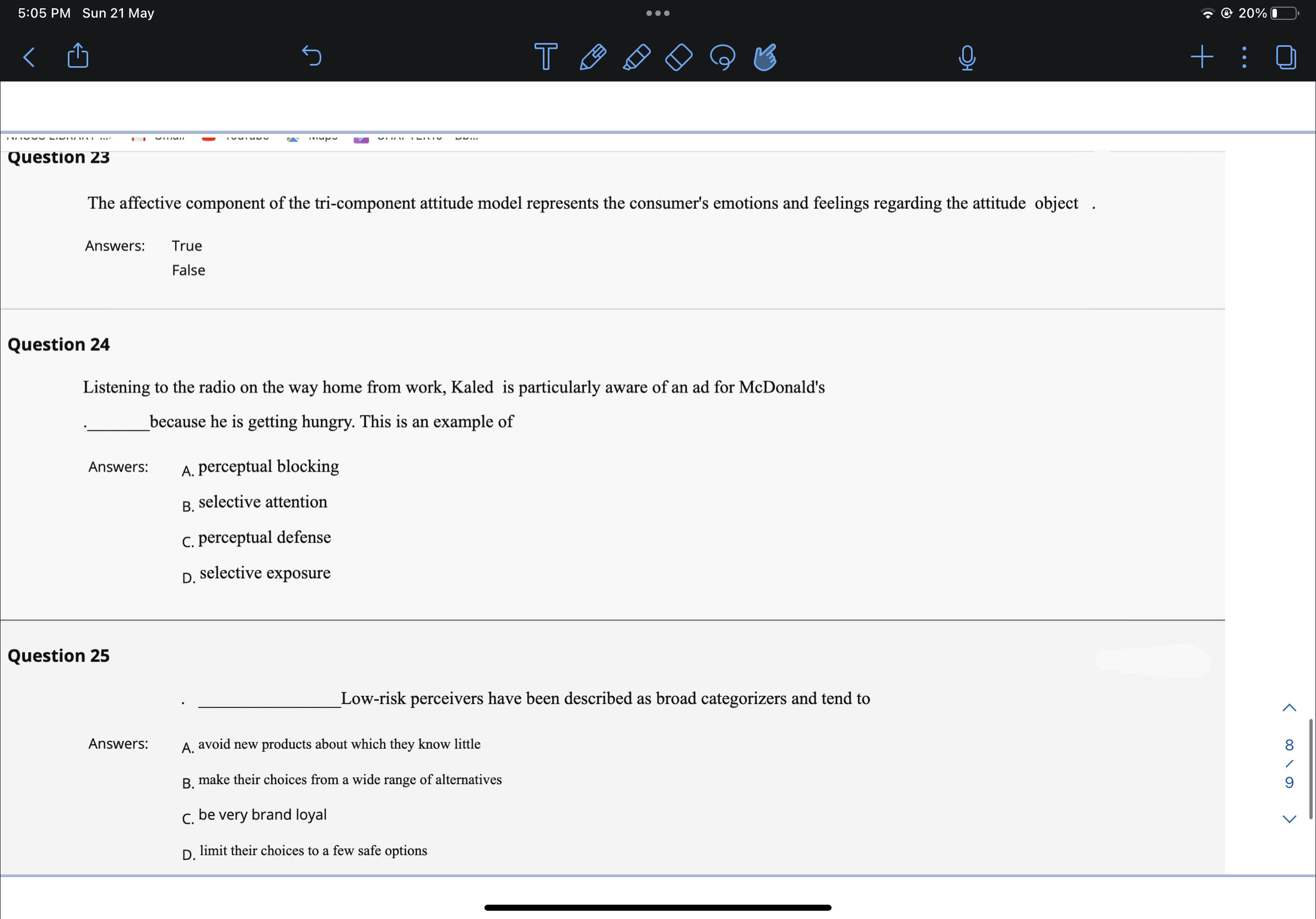 Solved The affective component of the tri-component attitude | Chegg.com