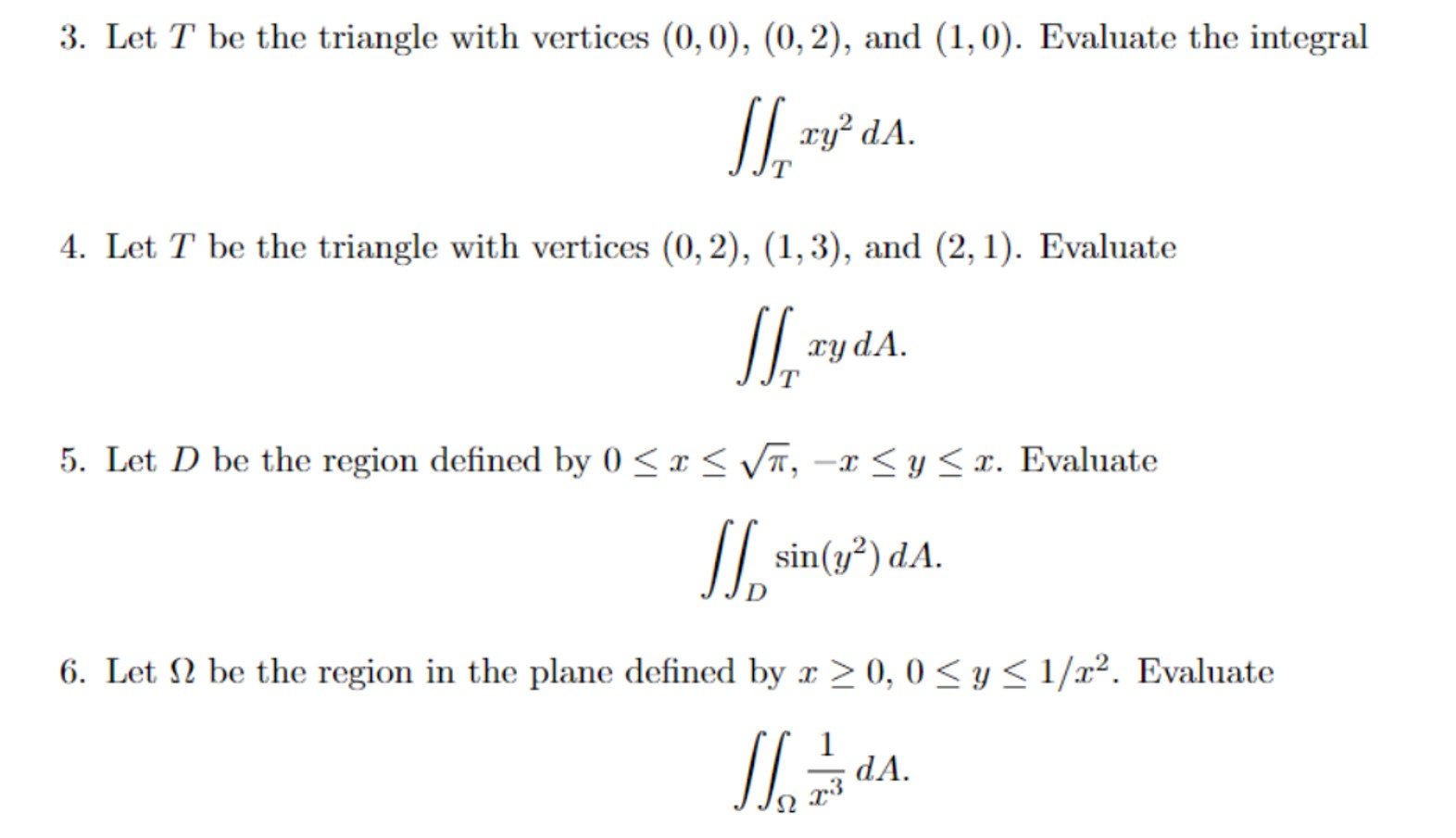 Solved Let T ﻿be the triangle with vertices (0,0),(0,2), | Chegg.com