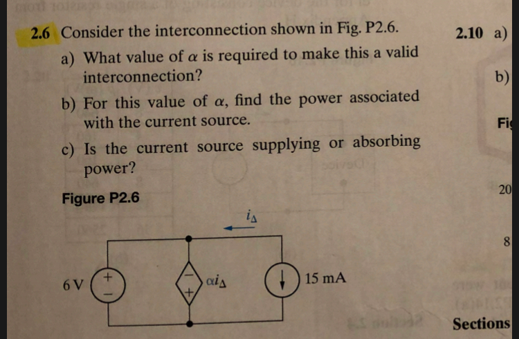 Solved 2.10 a) 2.6 Consider the interconnection shown in | Chegg.com