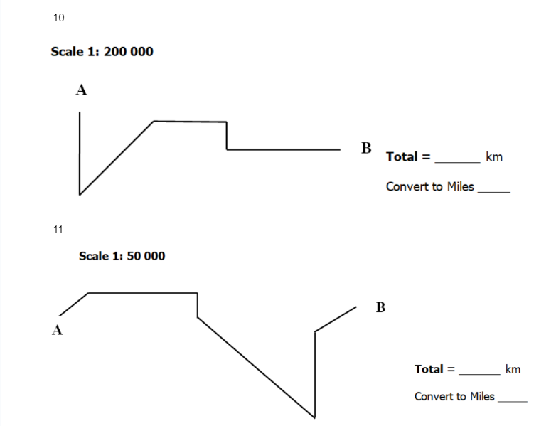 Solved Scale 1: 200000 | Chegg.com