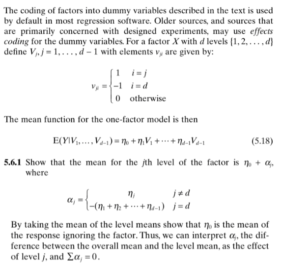 Solved he coding of factors into dummy variables described | Chegg.com