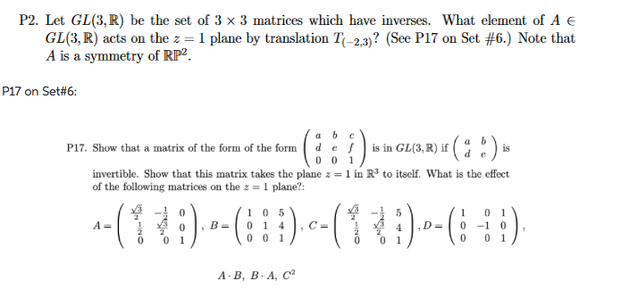 P2 Let GL 3 R Be The Set Of 3 X 3 Matrices Which Chegg p2-let-gl-3-r-be-the-set-of-3-x-3-matrices-which-chegg