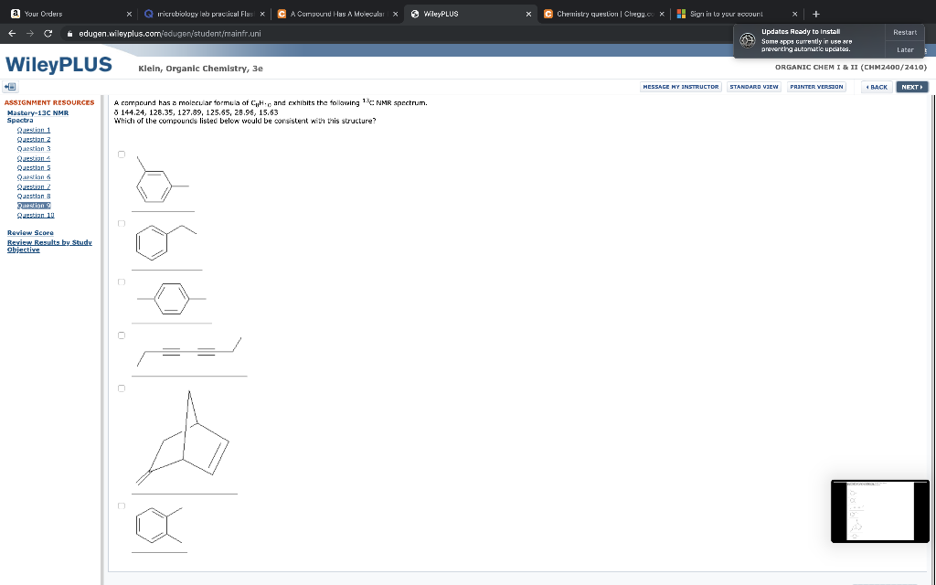 Solved A compound has a molecular formula of C4H6O2 and | Chegg.com