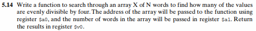 Solved 14 Write A Function To Search Through An Array X Of N 1063