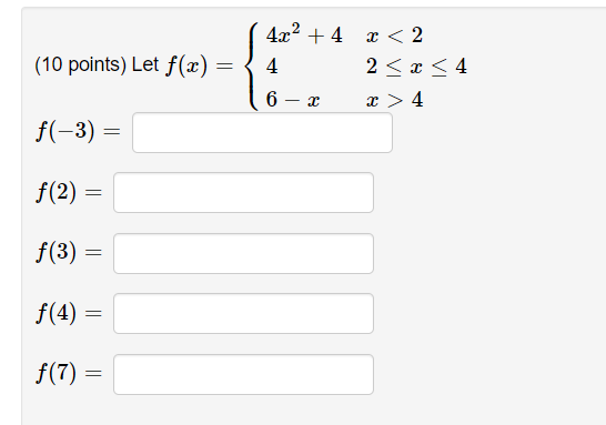Solved (10 ﻿points) ﻿Let | Chegg.com