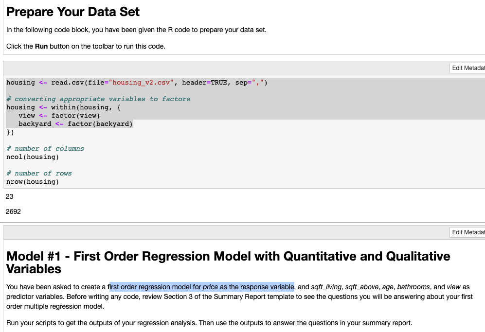 I need some help with R codes for the following, all | Chegg.com