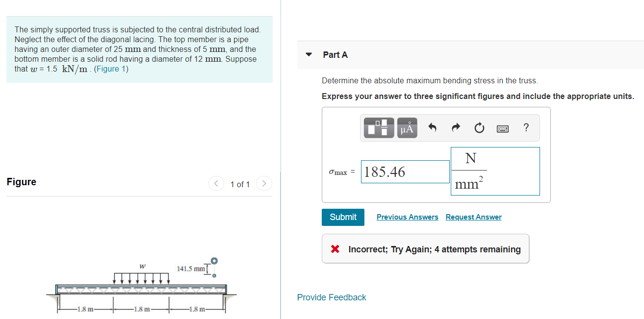 Solved The simply supported truss is subjected to the | Chegg.com