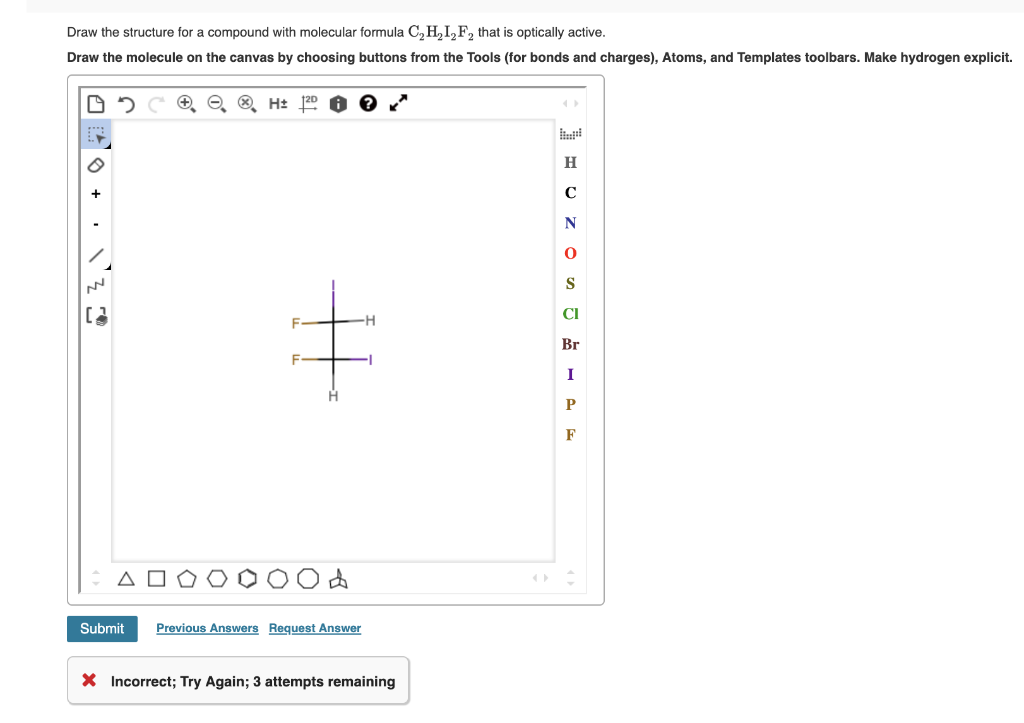 Solved Draw the structure for a compound with molecular | Chegg.com