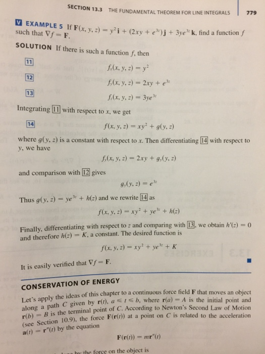 Solved Problem 3 (20 points) Use the FTC of line integrals | Chegg.com
