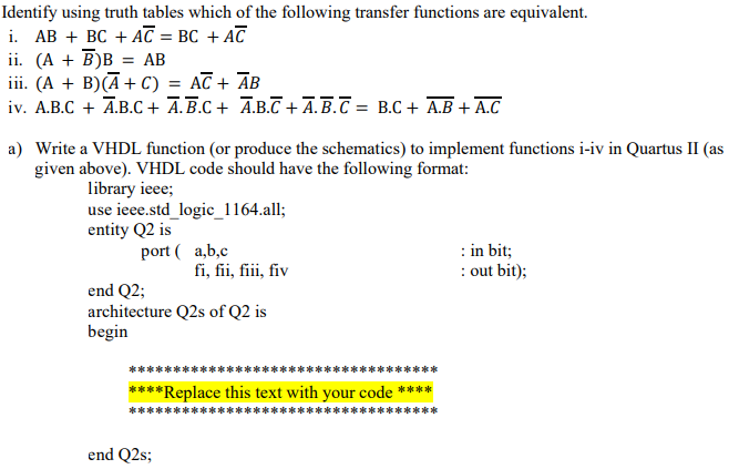 Solved Identify using truth tables which of the following | Chegg.com