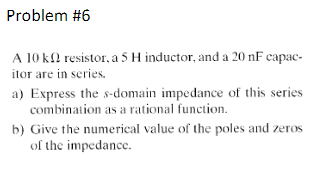 [Solved]: A ( 10 mathrm{k} Omega ) resistor, a ( 5 m