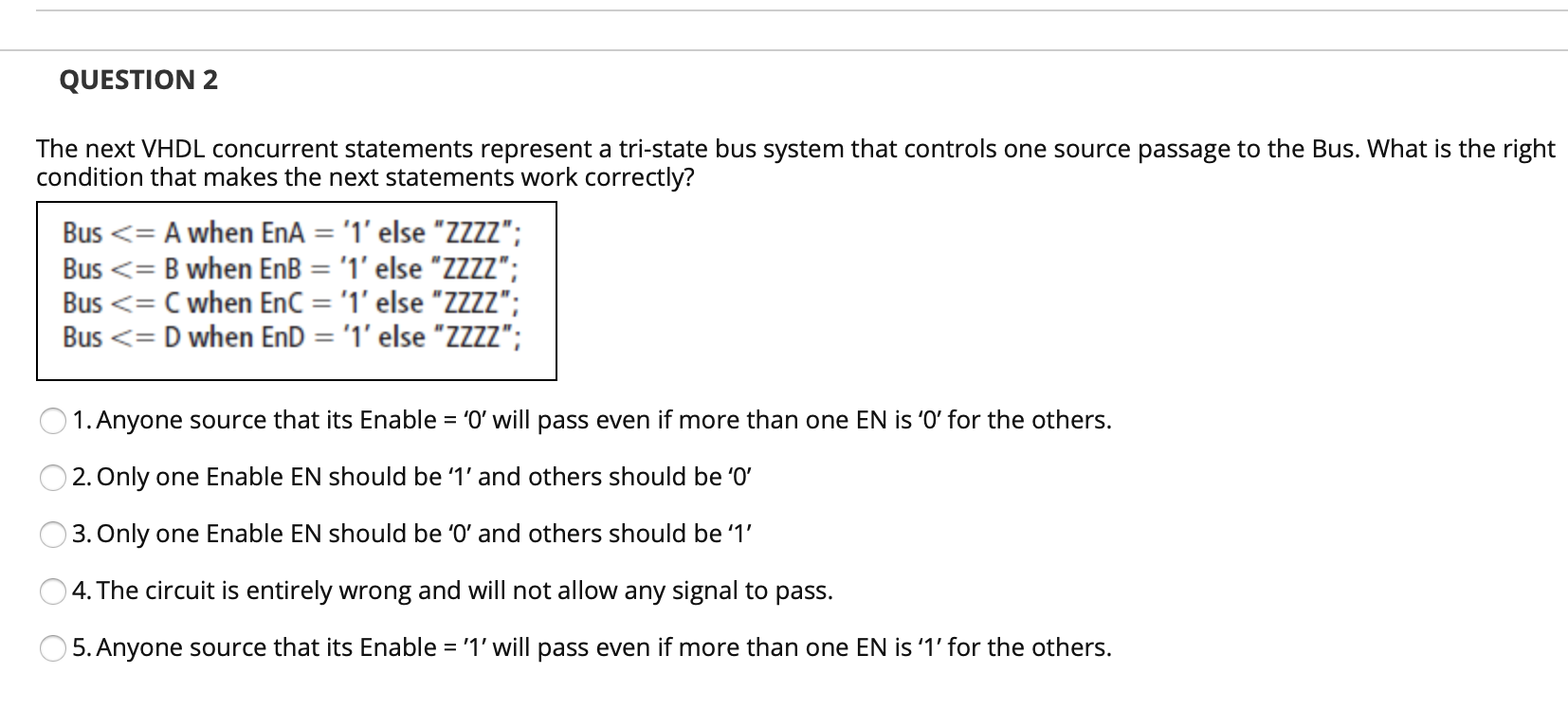 Solved What is the problem with this VHDL code that | Chegg.com