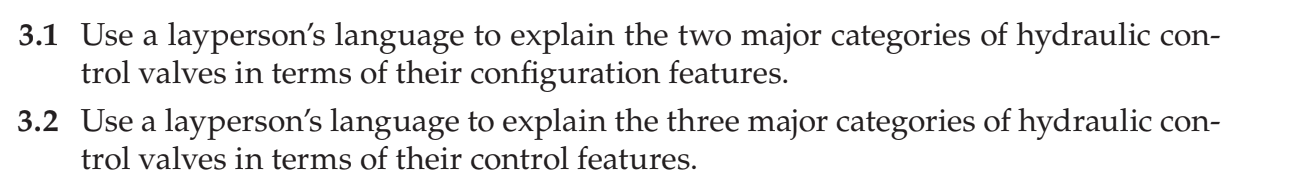 Solved 3.1 Use a layperson's language to explain the two | Chegg.com