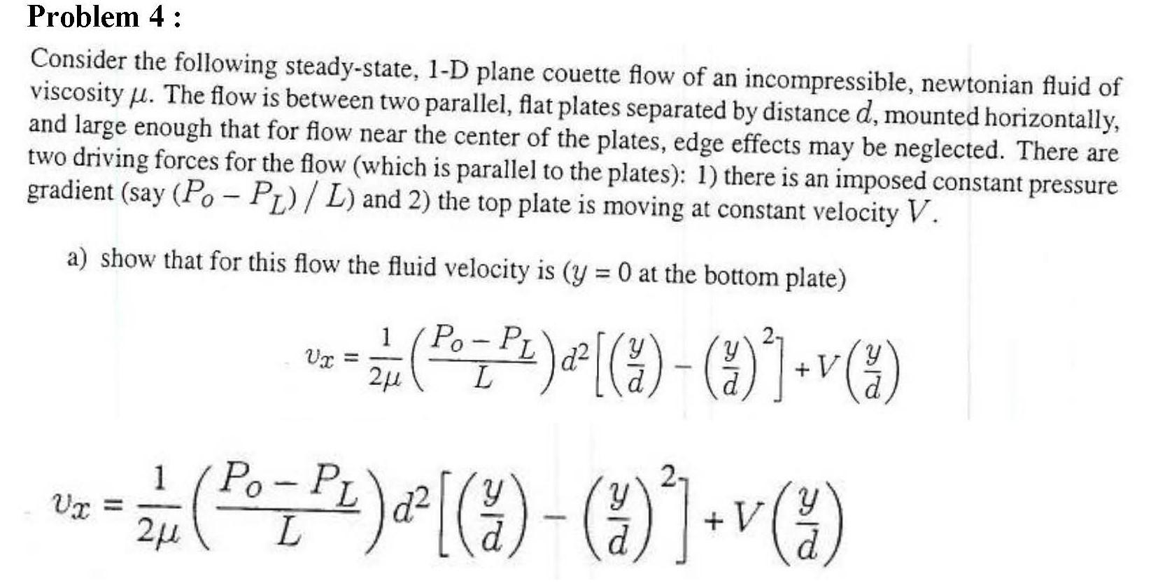 Solved Problem 4: Consider the following steady-state, 1-D | Chegg.com