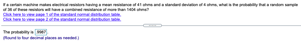 Solved If a certain machine makes electrical resistors | Chegg.com