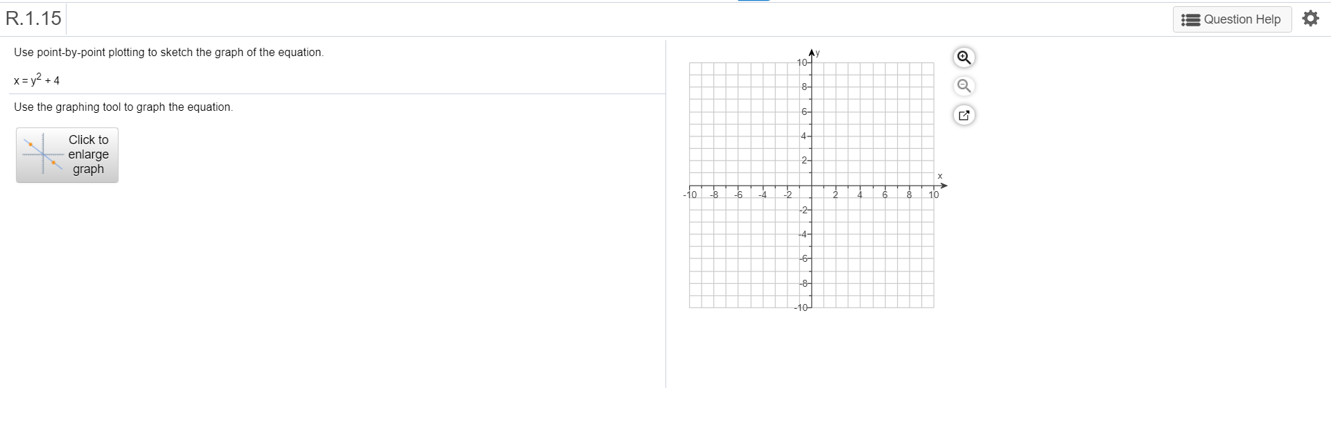 Solved R. 1.15 Question Help Use point-by-point plotting to | Chegg.com