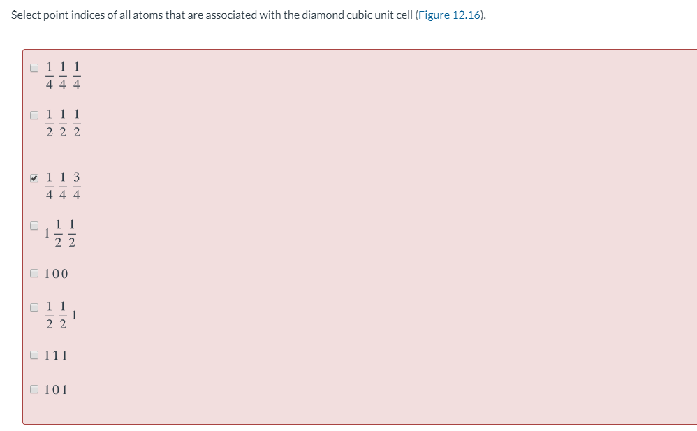 Solved Select point indices of all atoms that are associated | Chegg.com