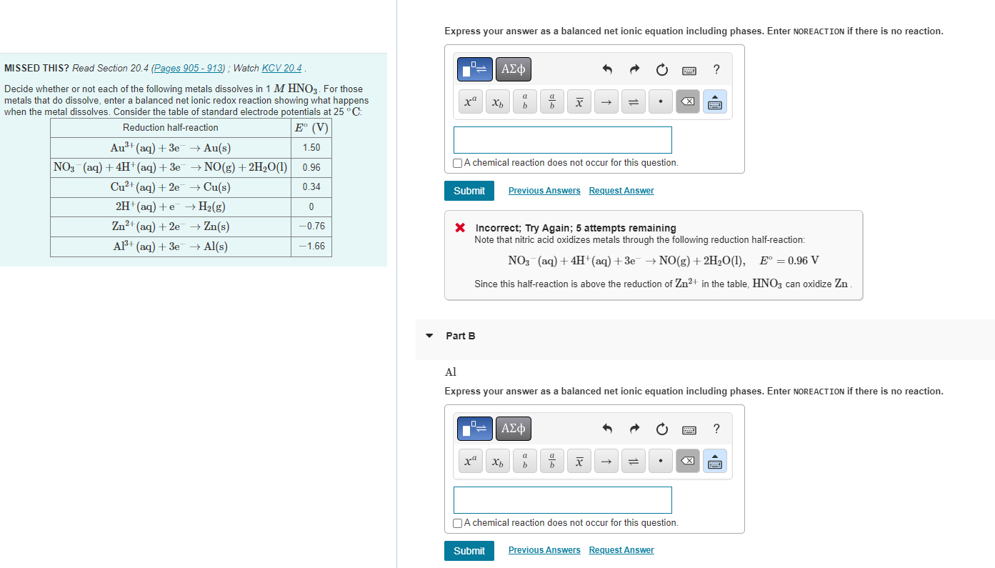 Solved Express your answer as a balanced net ionic equation | Chegg.com