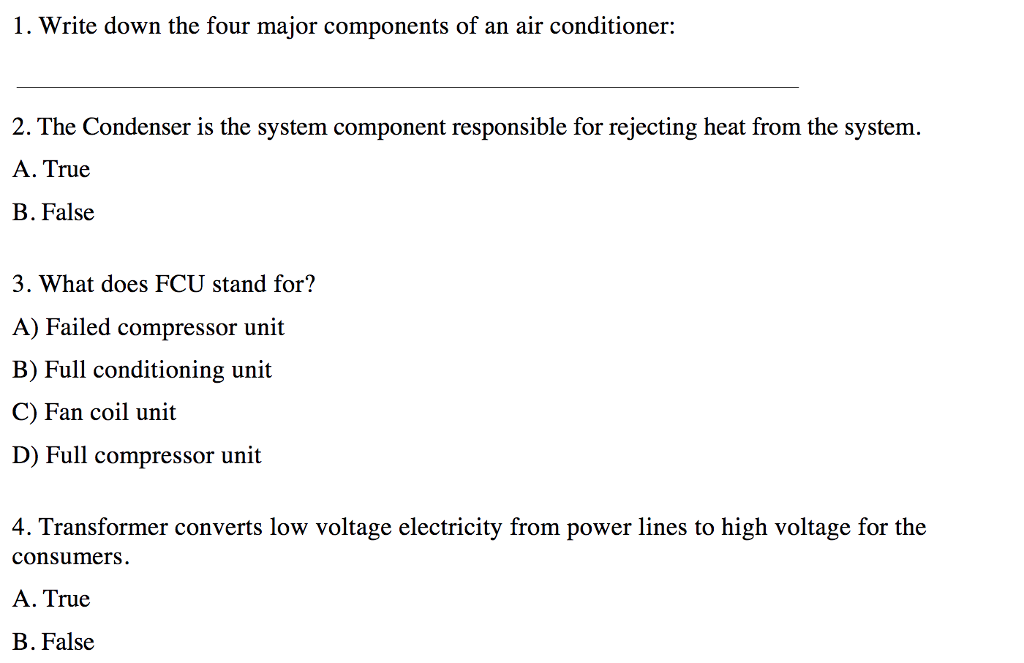 solved-1-write-down-the-four-major-components-of-an-air-chegg