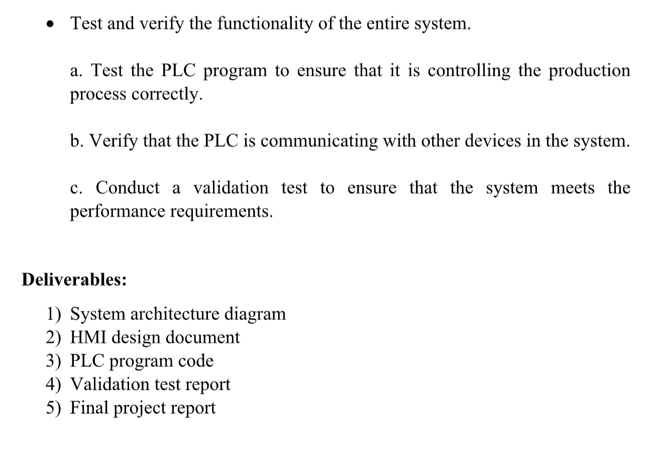 Solved Title: Integrating a Programmable Logic Controller | Chegg.com