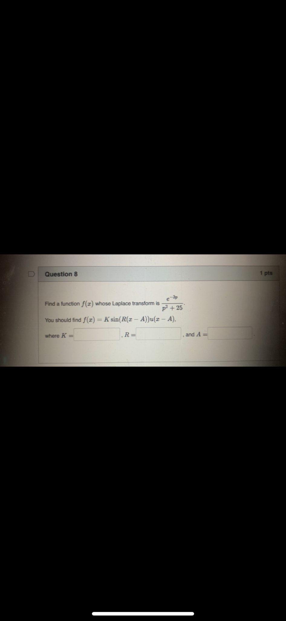 Solved Find a function f(x) whose Laplace transform is | Chegg.com