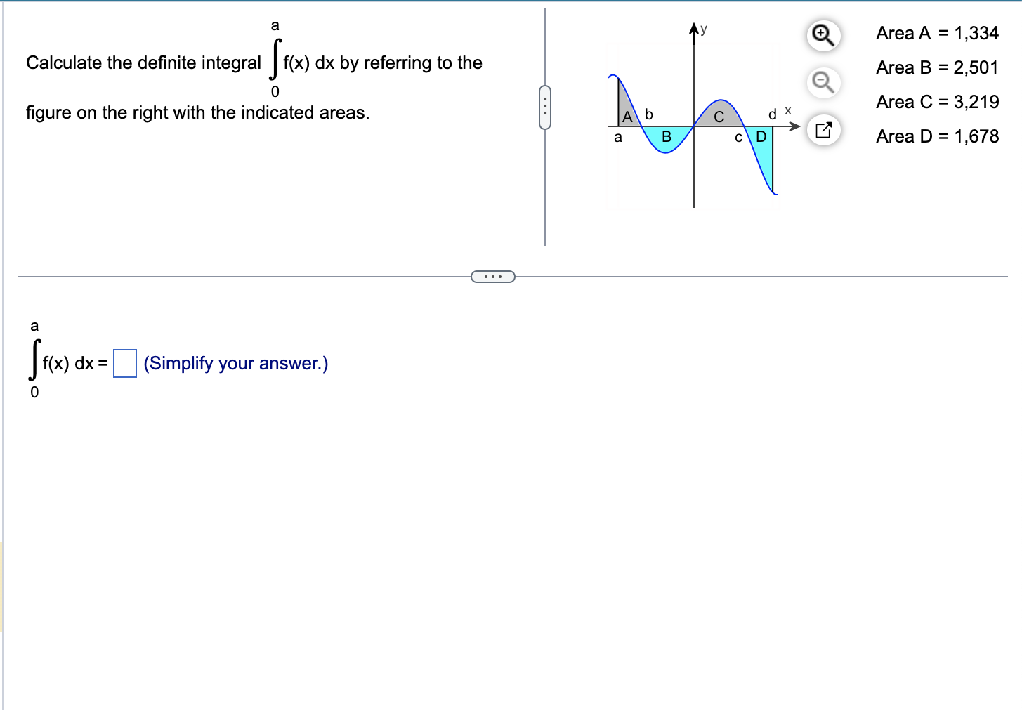 Solved Calculate the definite integral ∫0af(x)dx by | Chegg.com