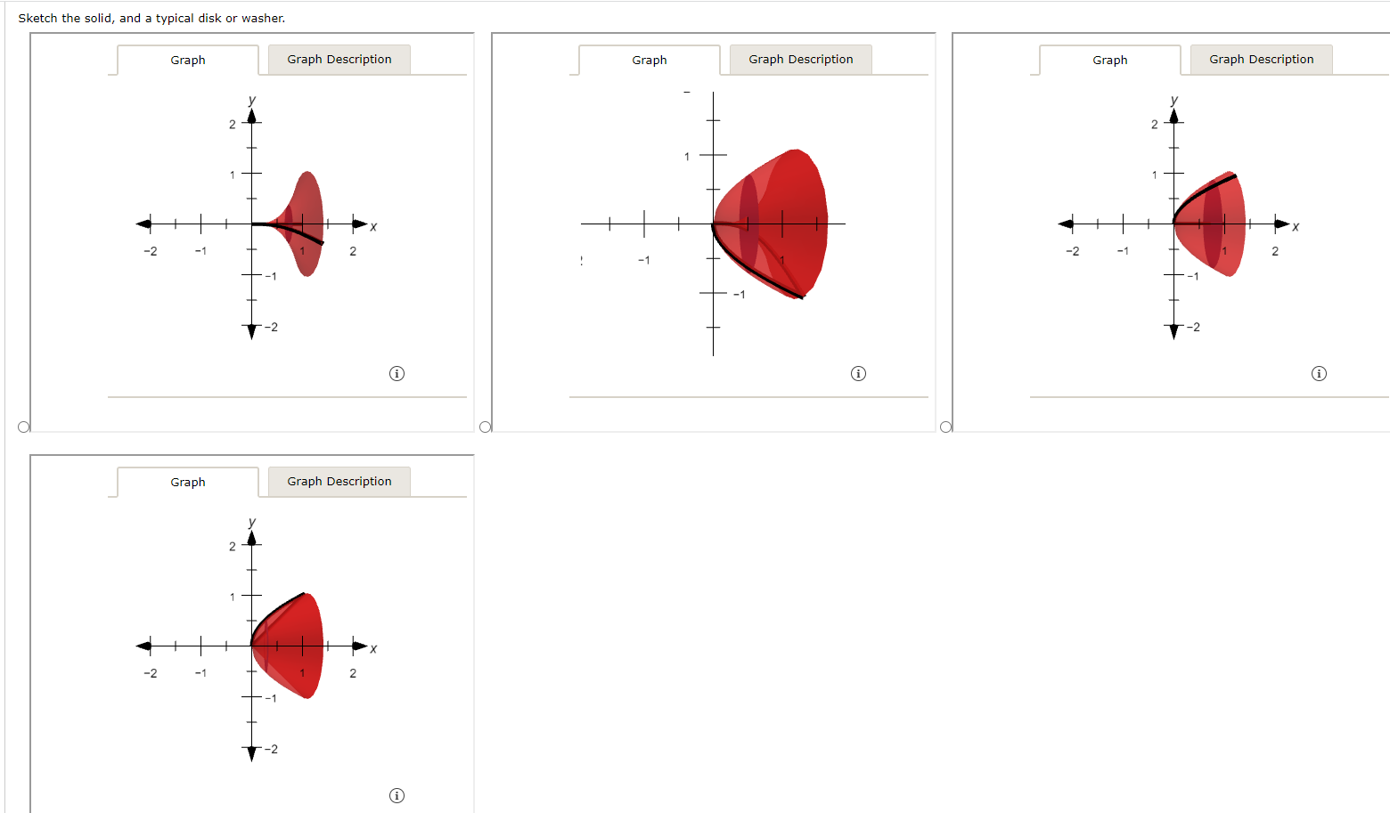 Solved Find the volume of the solid obtained by rotating the | Chegg.com