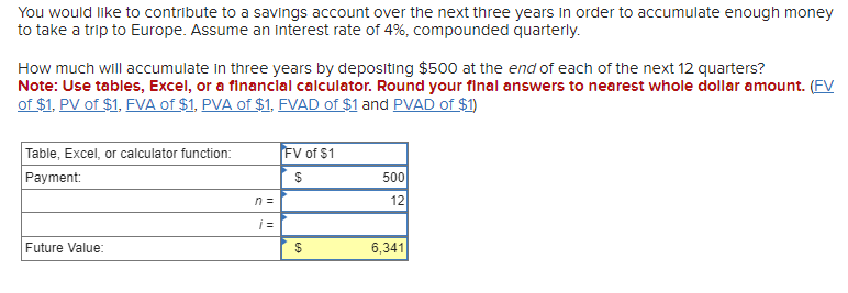Solved You would like to contribute to a savings account | Chegg.com