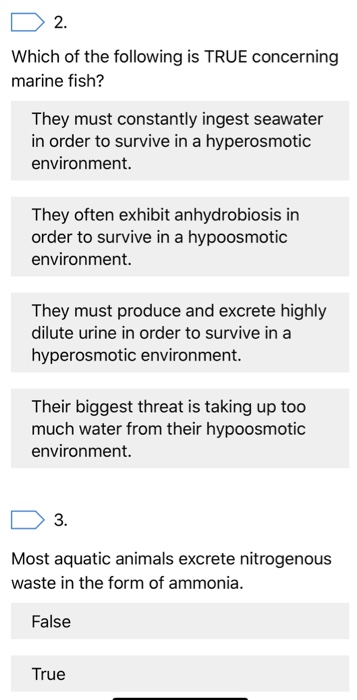 Solved 1. Osmosis always involves the movement of water from | Chegg.com