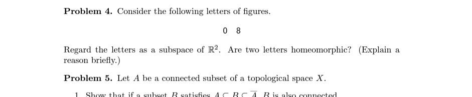 Solved Problem 4. Consider the following letters of figures. | Chegg.com